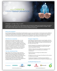 Organizational Change - Excel Leadership Group